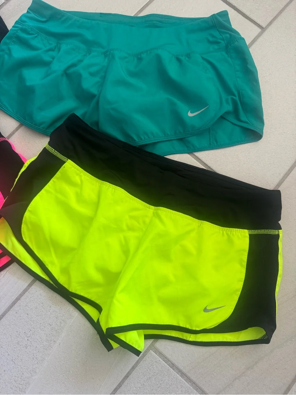 Nike | Shorts | Nike Womens Athletic Shorts Bundle Black Teal Neon Pink ...